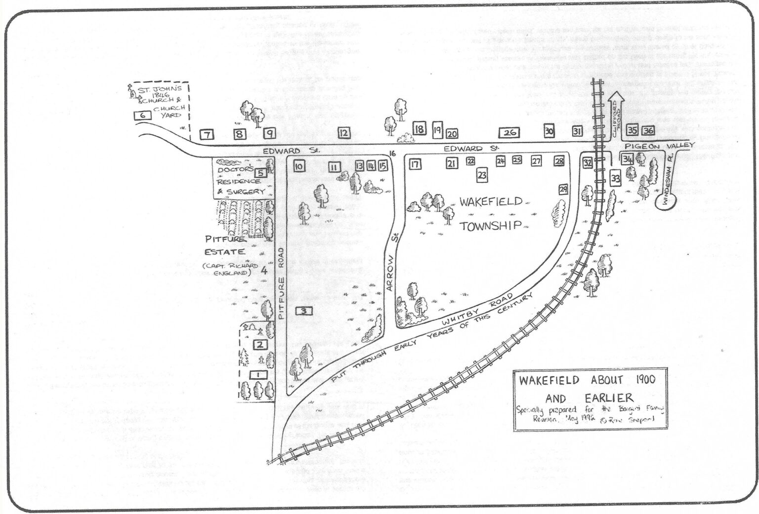 Wakefield Maps by Rose Shepard - Wakefield Village