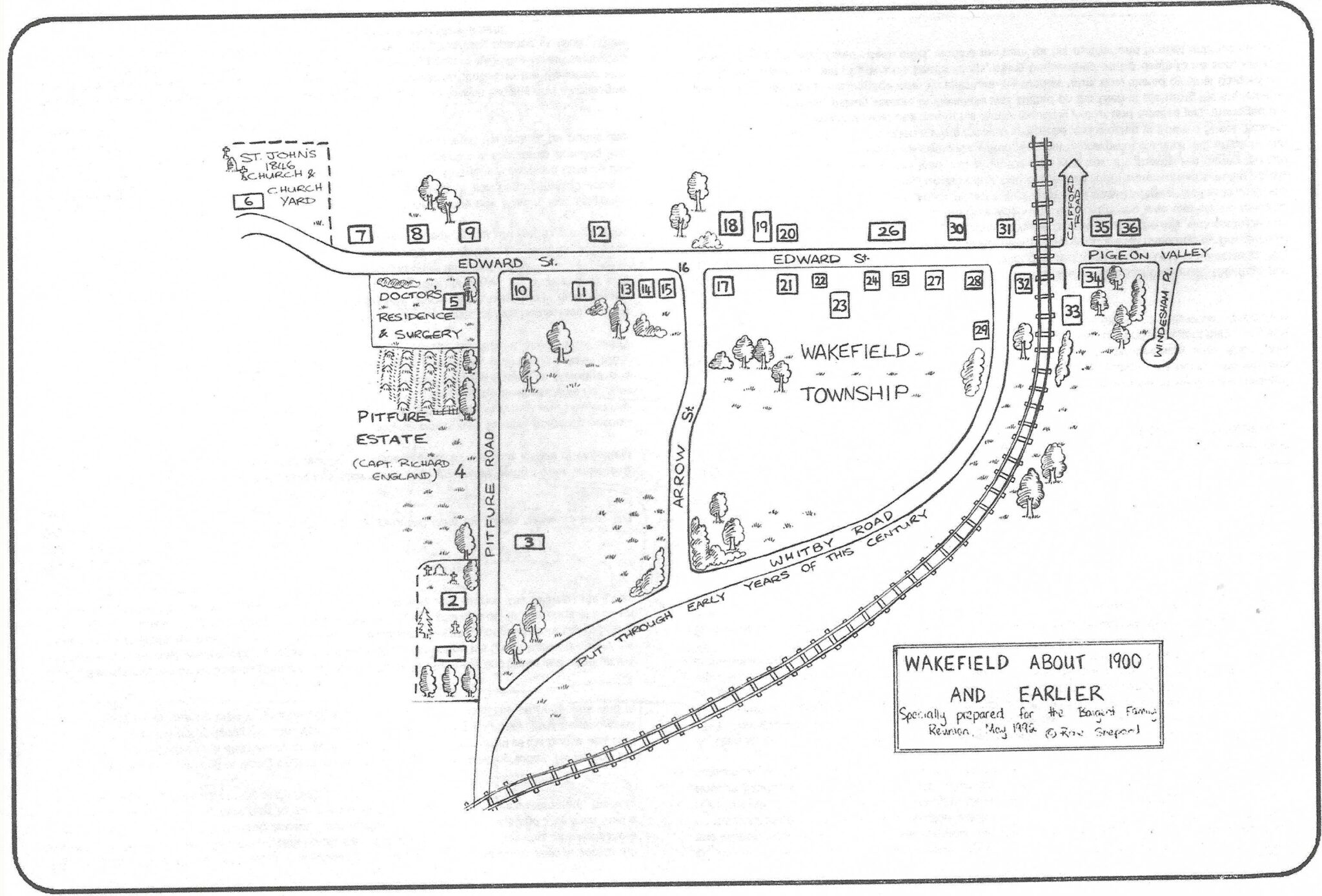 Wakefield Maps by Rose Shepard - Wakefield Village